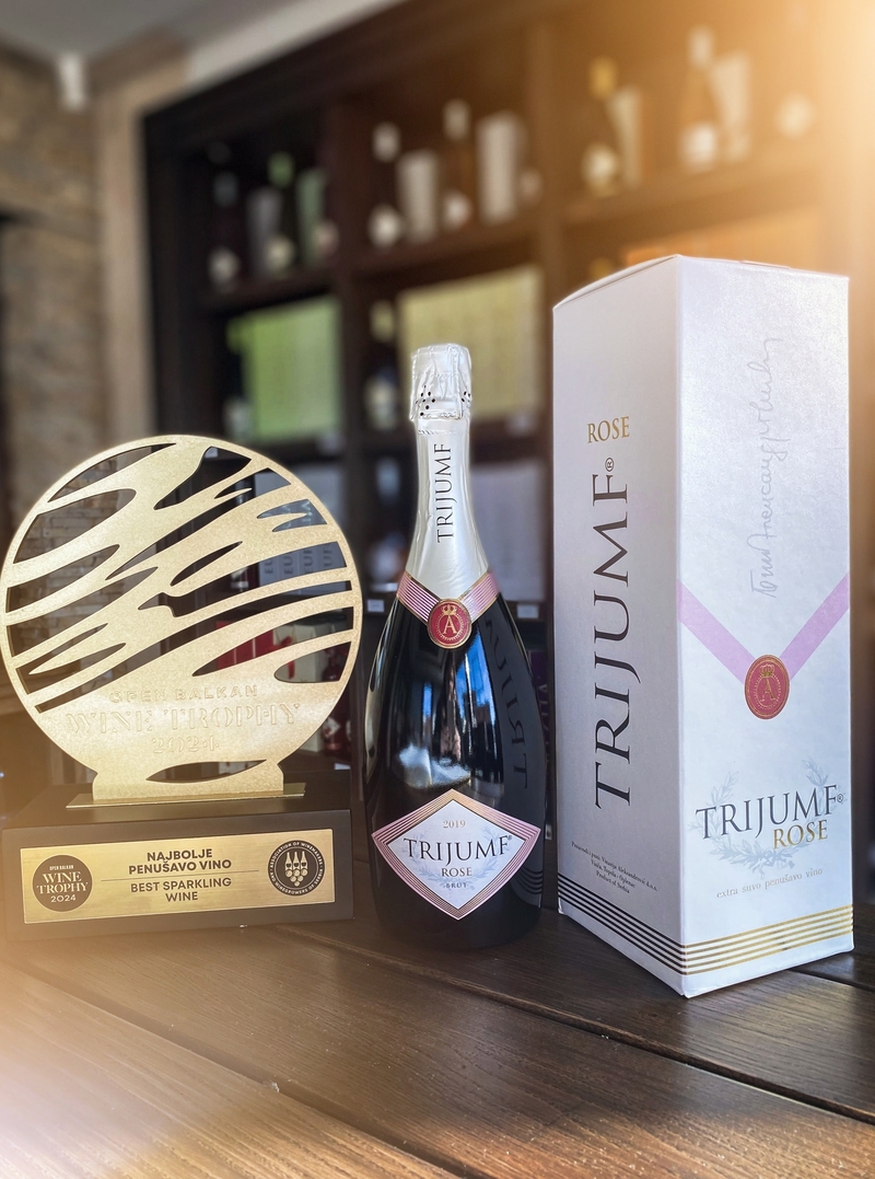 Trijumf Rosé Sparkling: Crowned Best Sparkling Wine in the Balkans at ...